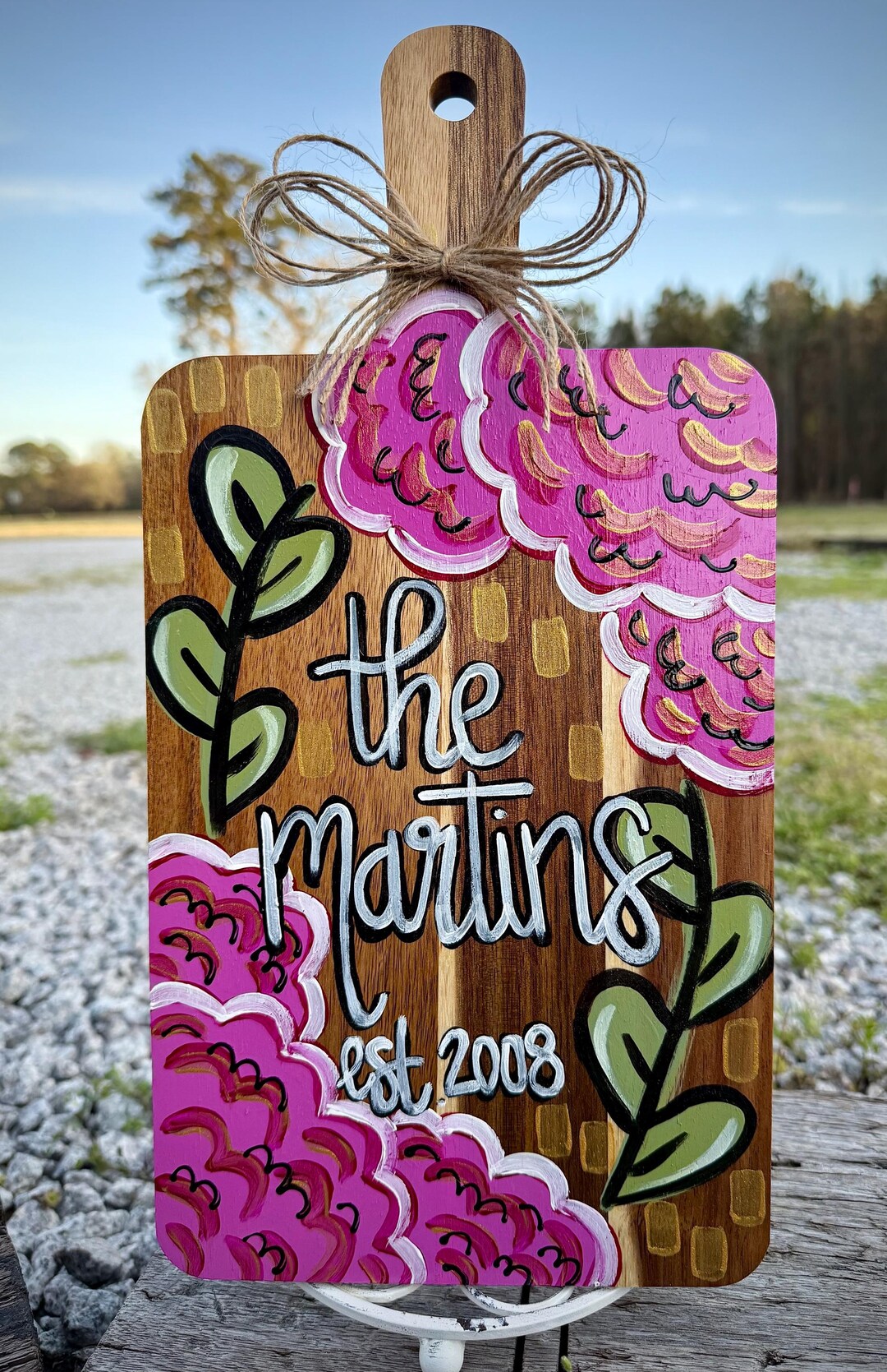 Hand Painted Decorative Cutting Board| Home Decor| Personalized Home ...