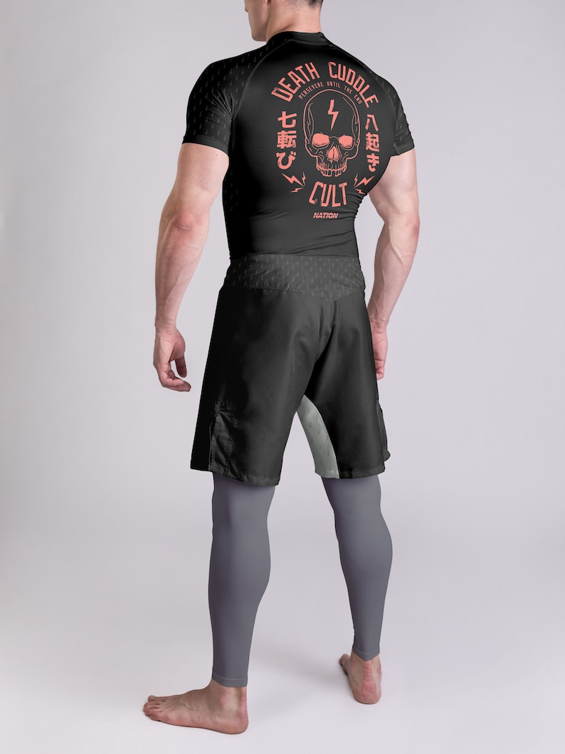 BJJ Rash Guard Death Cuddles Nogi Jiu Jitsu and MMA Rash | Etsy