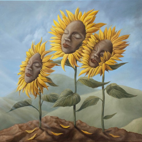 Metamorphosis Phase 2:fine Art Print of Original Surreal Oil | Etsy