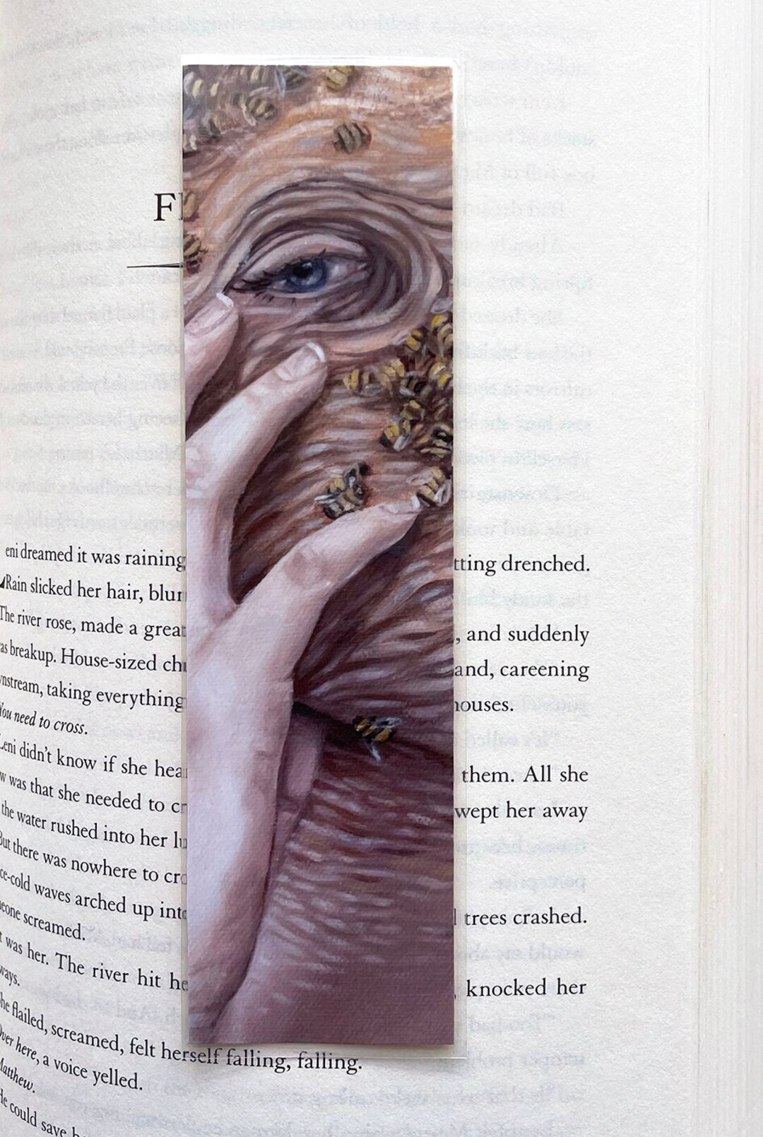 Fine Art Print: Laminated Bookmark of Original, Surreal Oil Painting ...