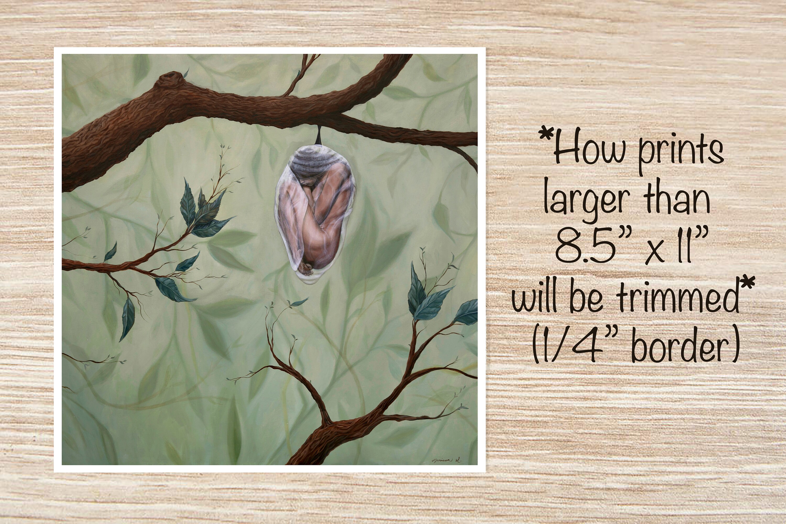 Metamorphosis Phase 1: Fine Art Giclee Print of Original, Surrealism ...