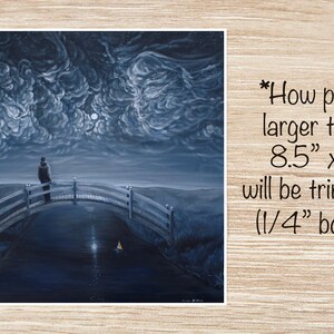 Build a Bridge: Fine Art Giclee Print of Original, Surreal Painting ...