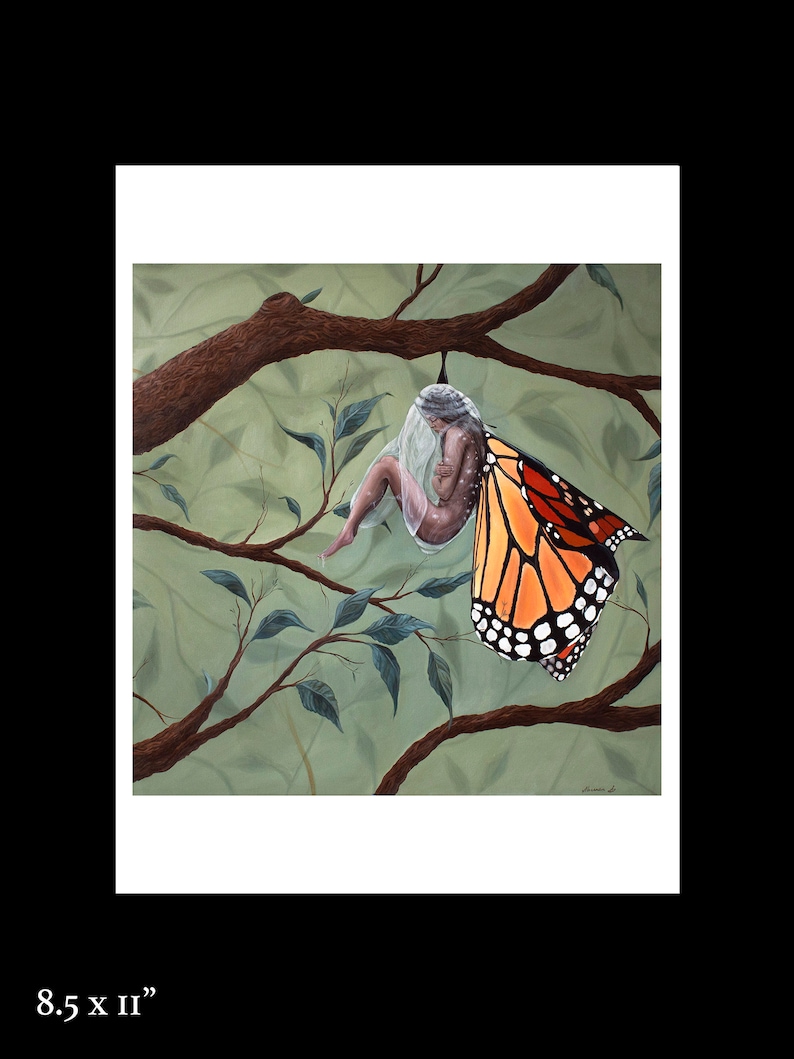 Metamorphosis Phase 2:fine Art Print of Original, Surreal Oil Painting ...