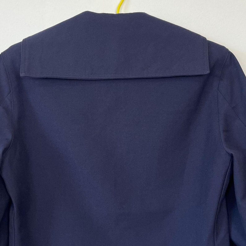 Vintage French Navy Middy Uniform Shirt Sailor Collar - Etsy