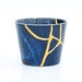 Kintsugi Planter W Artificial Plant - White & Gold - Kintsugi Flower ...