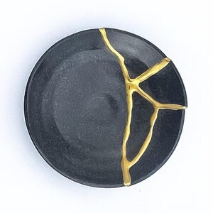 Kintsugi Bowl - White Kintsugi Key Holder - Kintsugi Jewelry Tray ...
