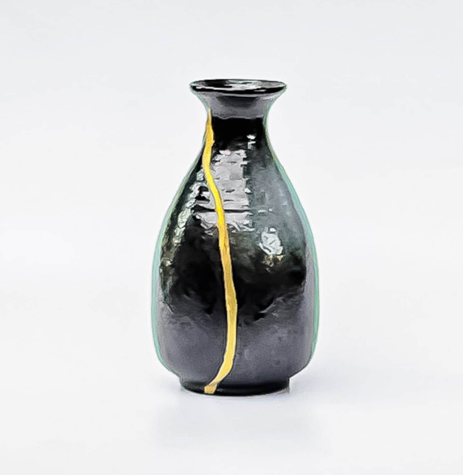 Real Kintsugi Sake Bottle Kintsugi Bottle Kintsugi Vase - Etsy