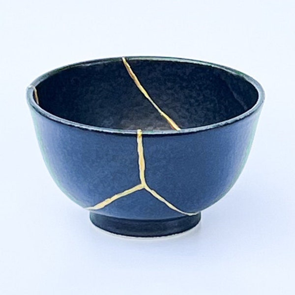 Kintsugi Midnight Blue - Etsy