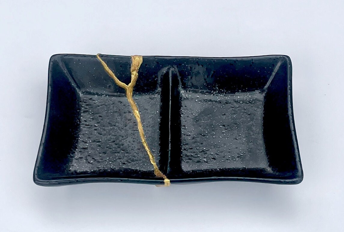 Kintsugi Jewelry Tray - Kintsugi Bowl (sauce Bowl) - Kintsugi Jewelry ...