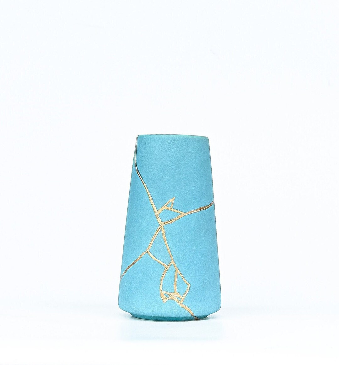 Sky Blue Kintsugi Vase (perfect Christmas Gift or Birthday Present ...