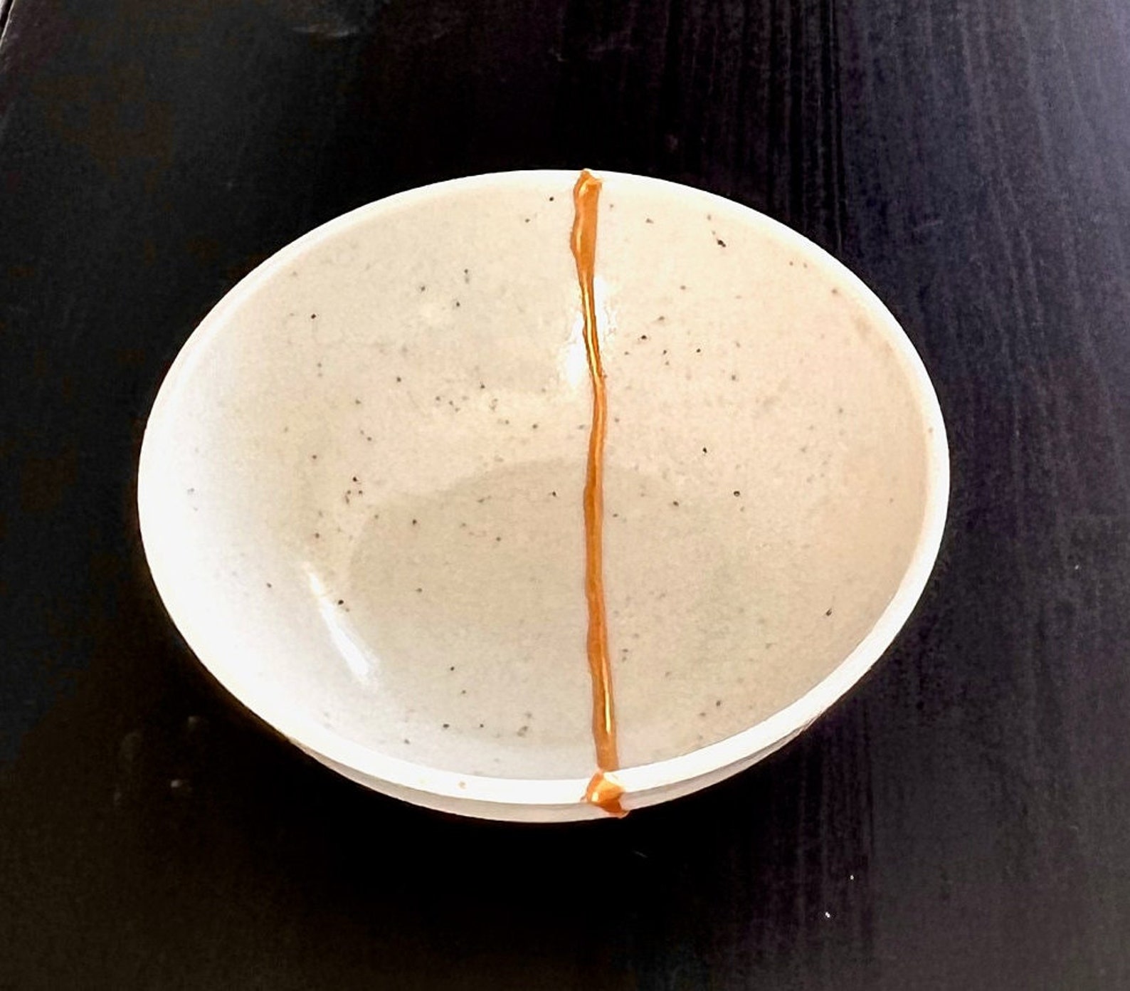 White Kintsugi Bowl Kintsugi Jewelry Holder Jewelry - Etsy