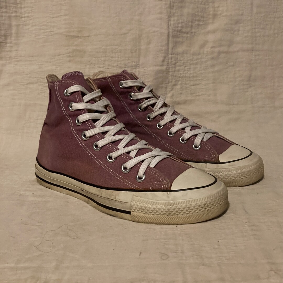 90s Converse High Top Light Purple Mens 7 Womens 9 - Etsy