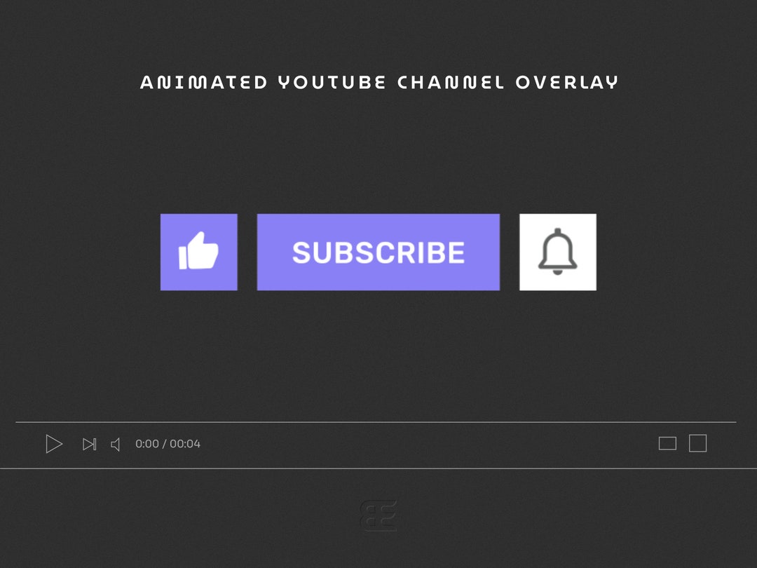 Purple Animated Youtube Subscribe Channel Overlay, Youtube Subscribe ...