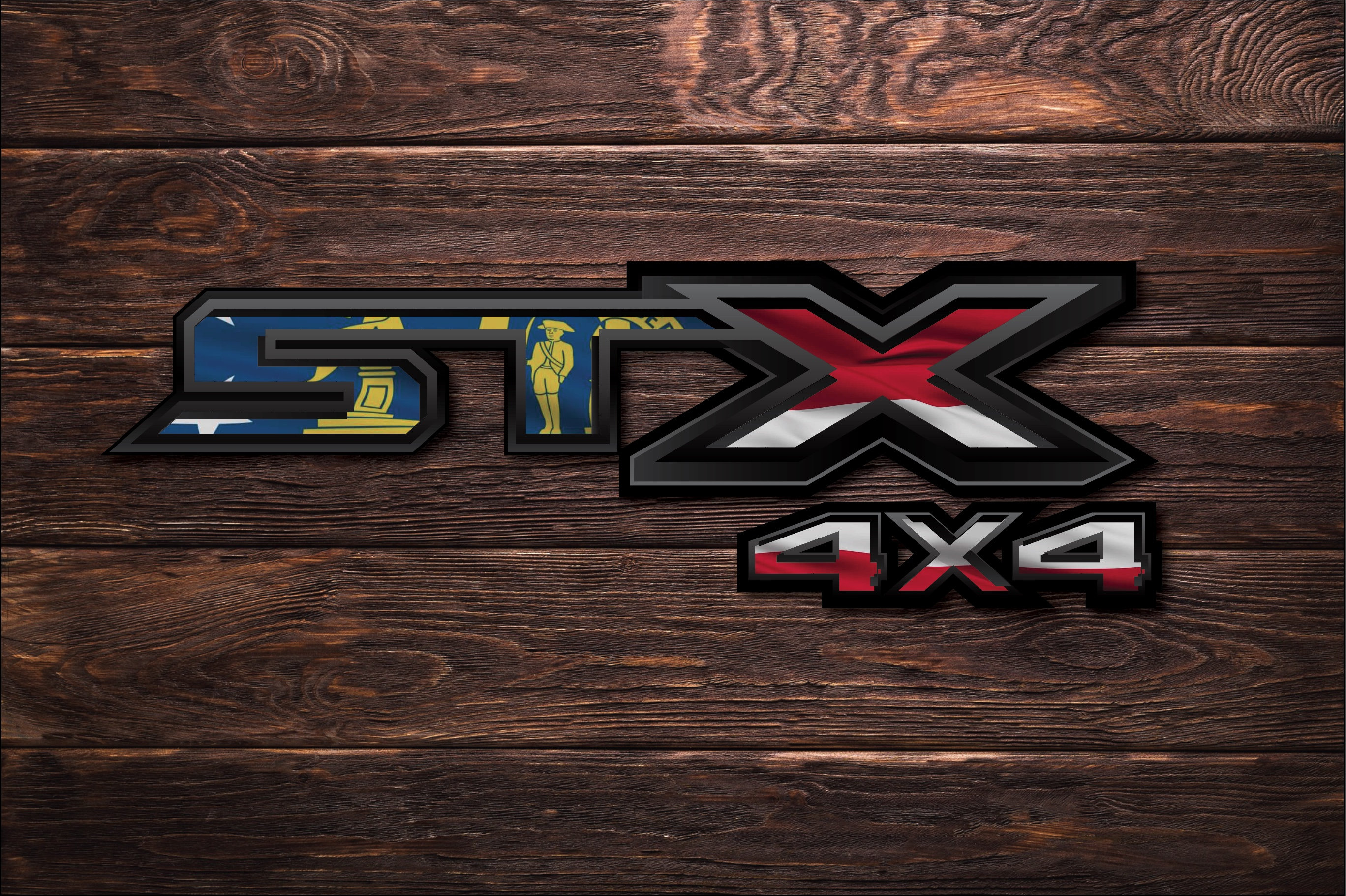 STX 4X4 Decals Stickers for Ford F150 & F250 State Flag Series - Etsy ...