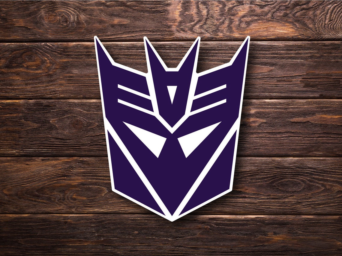Transformers Decepticon Decal Premium Vinyl Laptop Sticker - Etsy