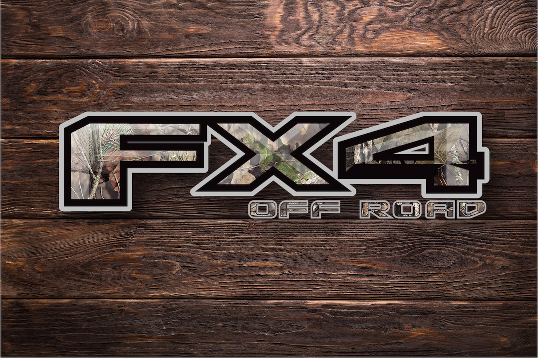 Ford FX4 Camo Decal Set: off Road Truck Bed 4WD - Etsy