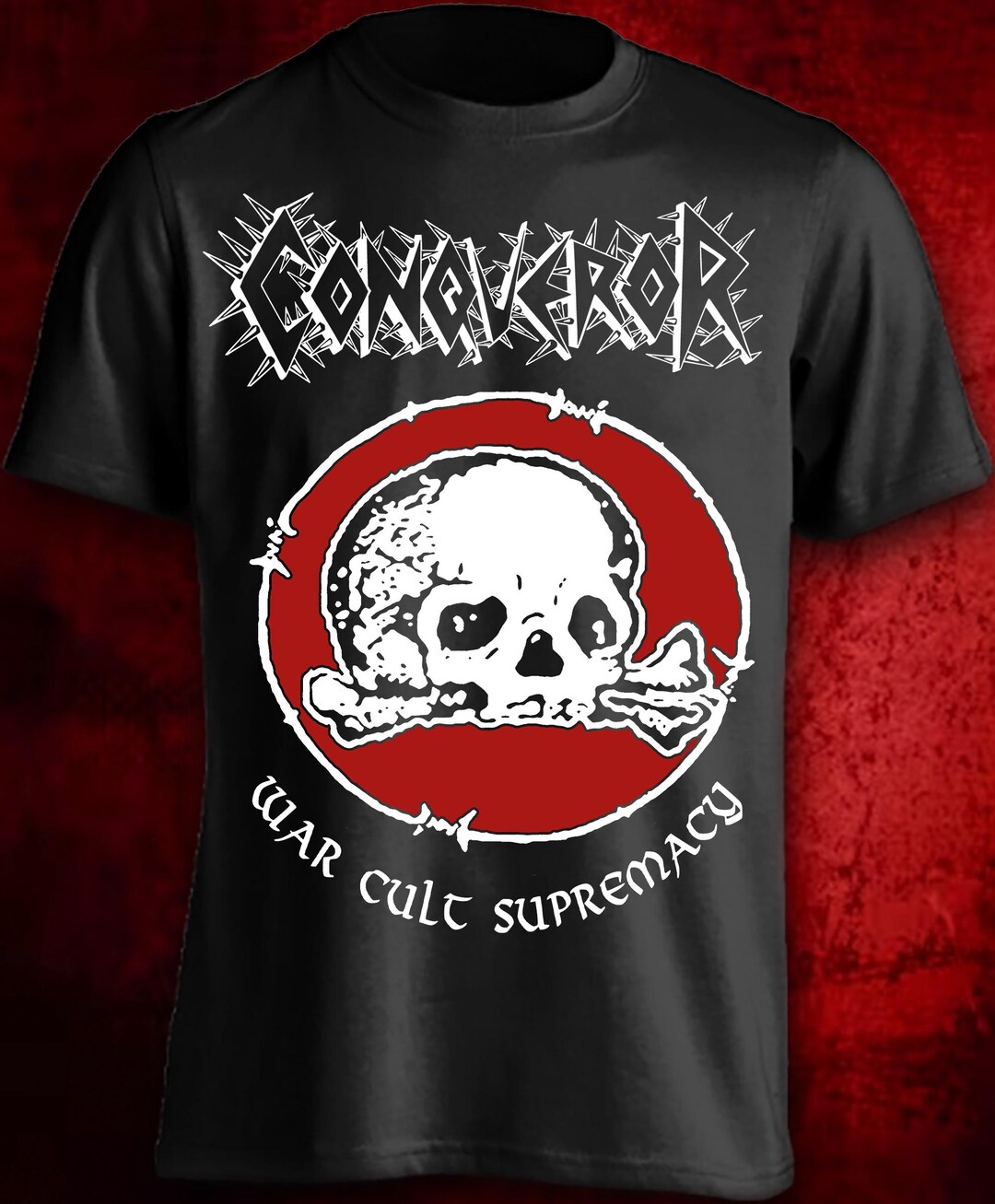 Conqueror war Cult Supremacy New Design Screenprinted Shirt S-3XL - Etsy