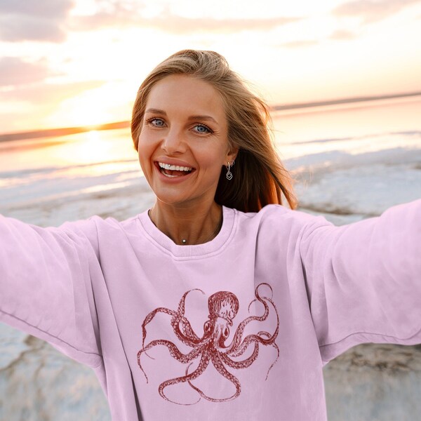 Octopus Sweater - Etsy