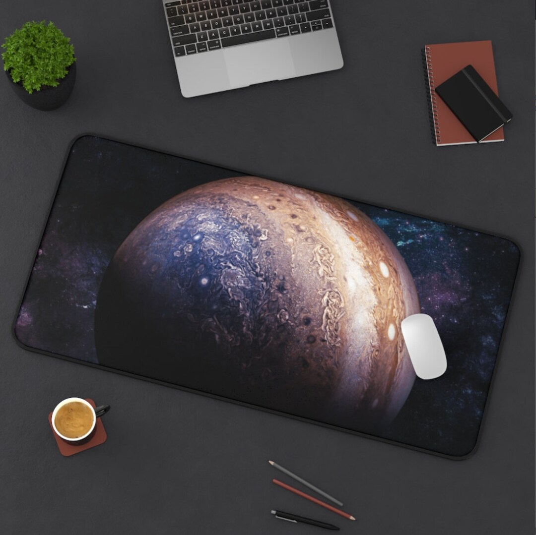 Jupiter Desk Mat: Outer Space Gamer Mouse Pad - Etsy
