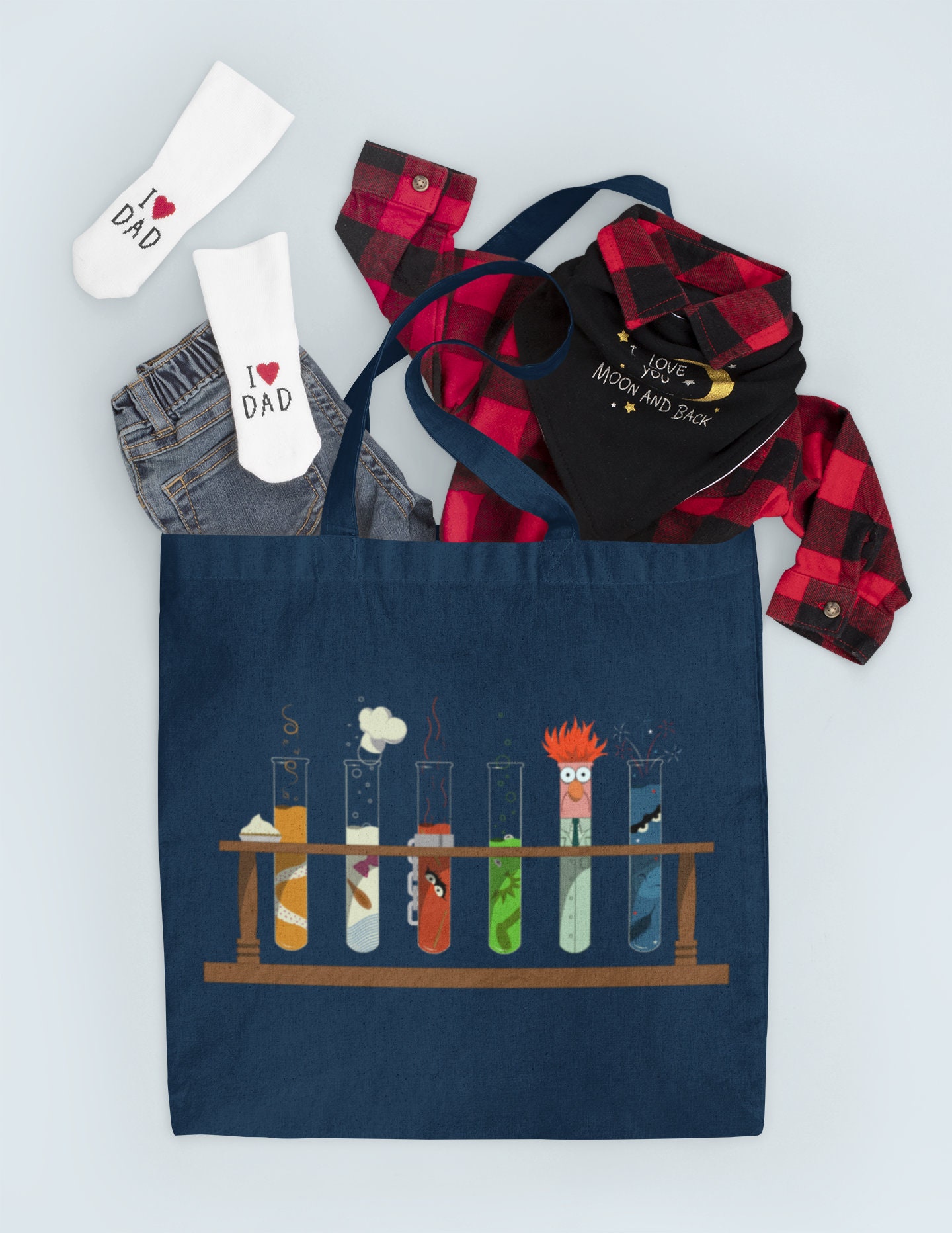 MUPPET SCIENCE TOTE Gift for Science Lover Tote Bag | Etsy