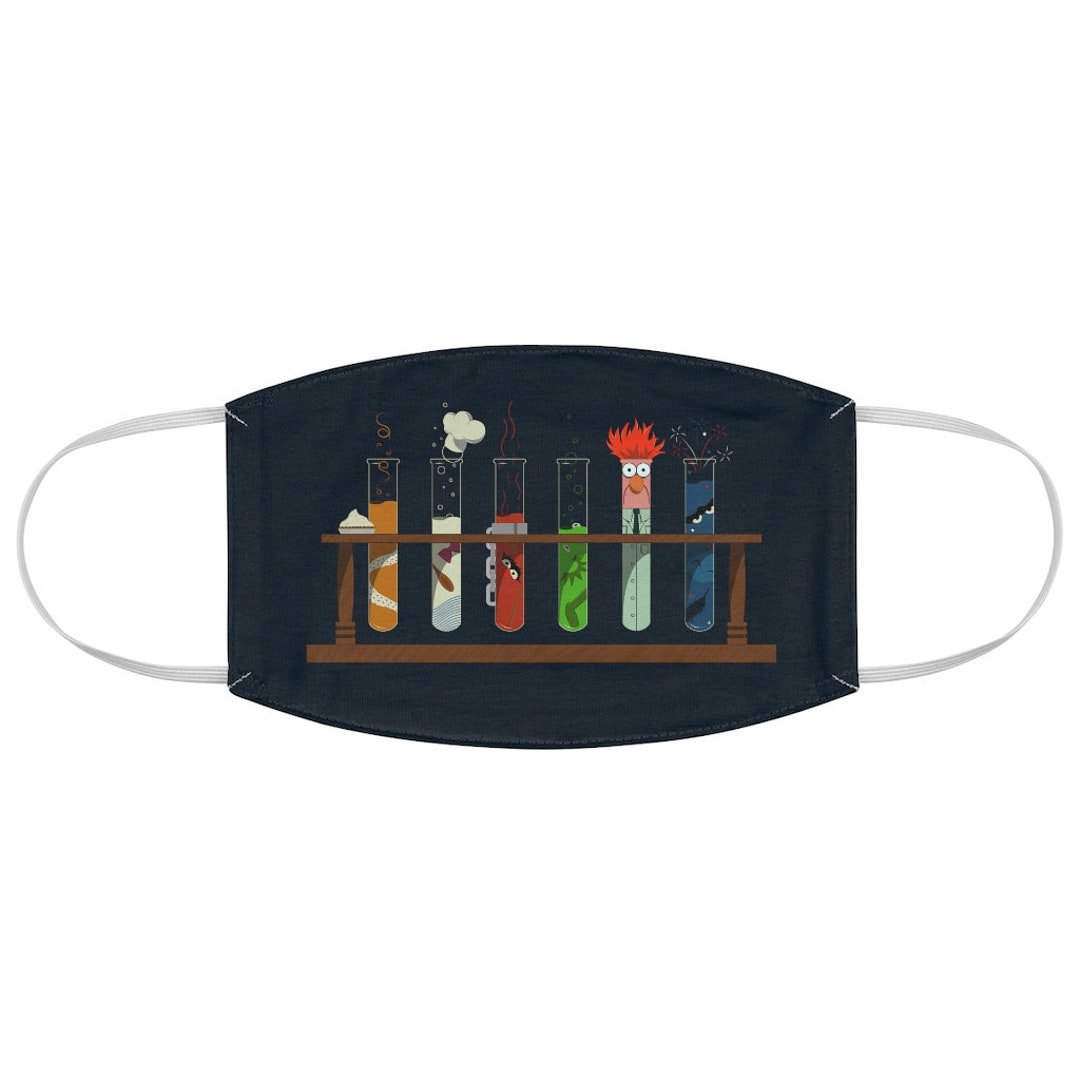 Muppet Face Mask Science Face Mask Breathable Printed Scientist Teacher ...