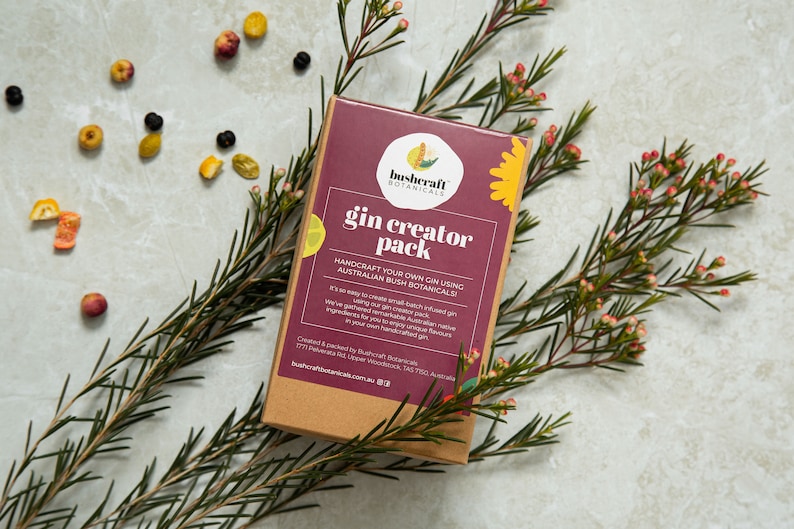 Gin Creator Pack - a Mini Gin Making Kit Featuring Australian Native ...