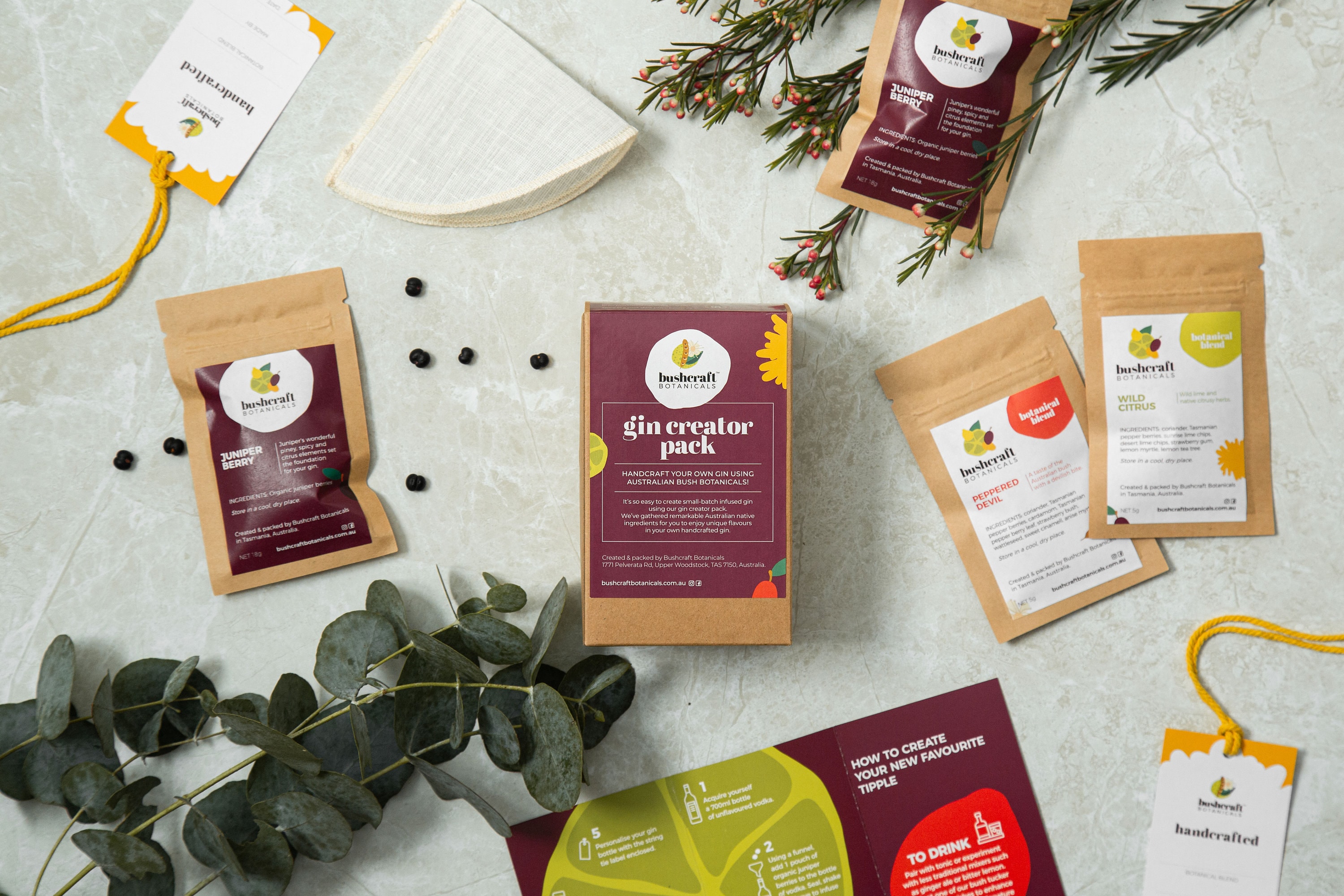 Native Botanical Gin Kit Bushfruit Cocktail Garnishes Gin - Etsy Australia