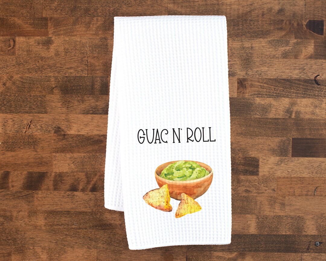 Funny Kitchen Towels, Puns , Guacamole, Housewarming, Birthday, Mother ...
