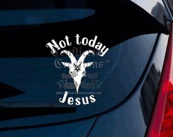 Not Today Decal - Etsy