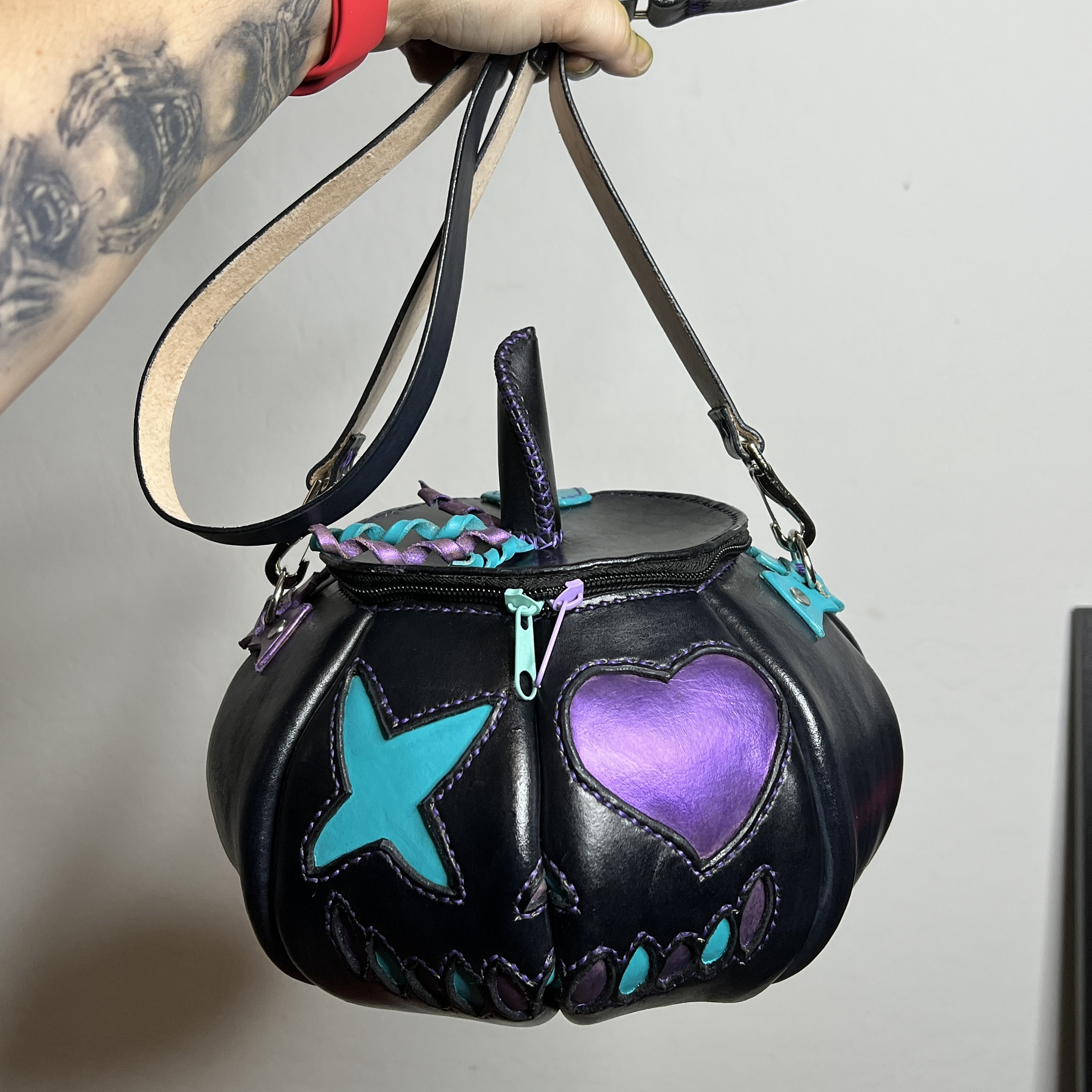 Personal Use Pattern** Conflicted Leather Pumpkin Bag Pattern - Etsy