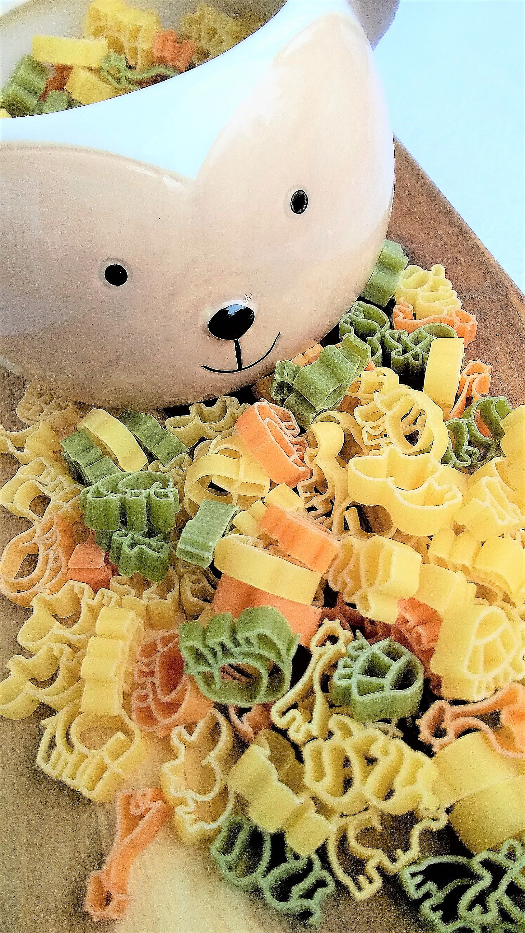 Organic Zoo Pasta, Tomato and Spinach , SPAGHETTI Coloured Pasta, ZOO ...