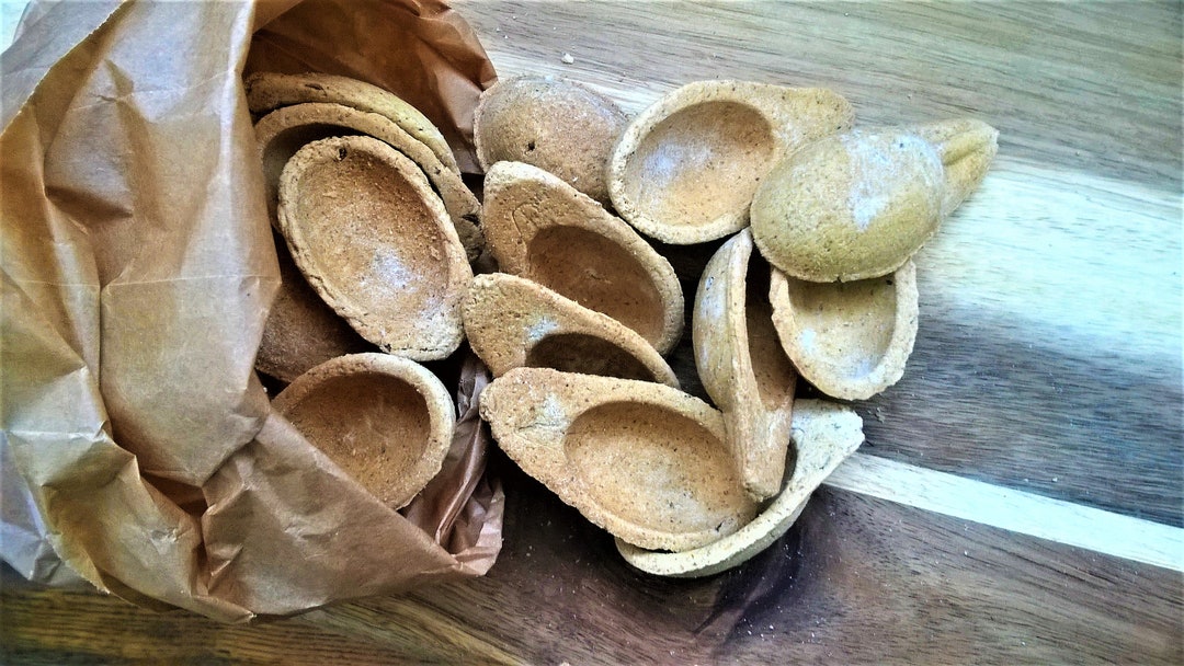 Mini Crispy Pastry Spoons: Rye & Wheat Canape Spoons (40 Pieces) - Etsy