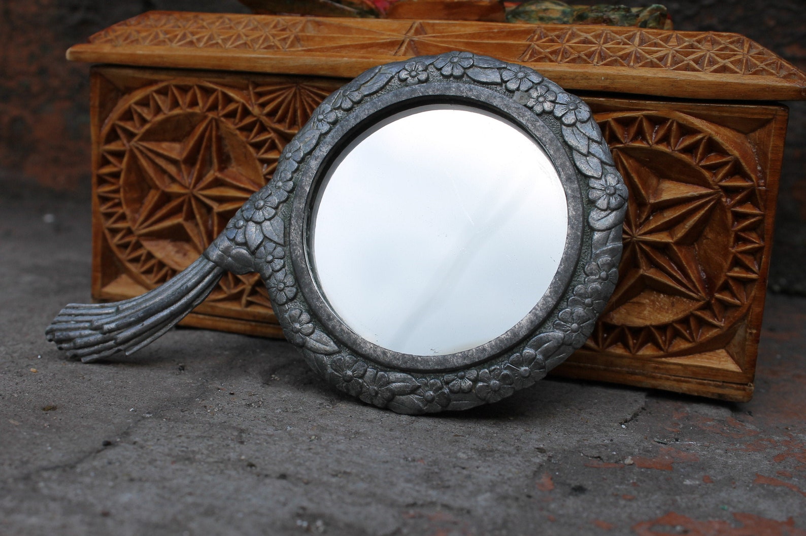 Vintage mirror from the Soviet Union. The mirror of the times | Etsy