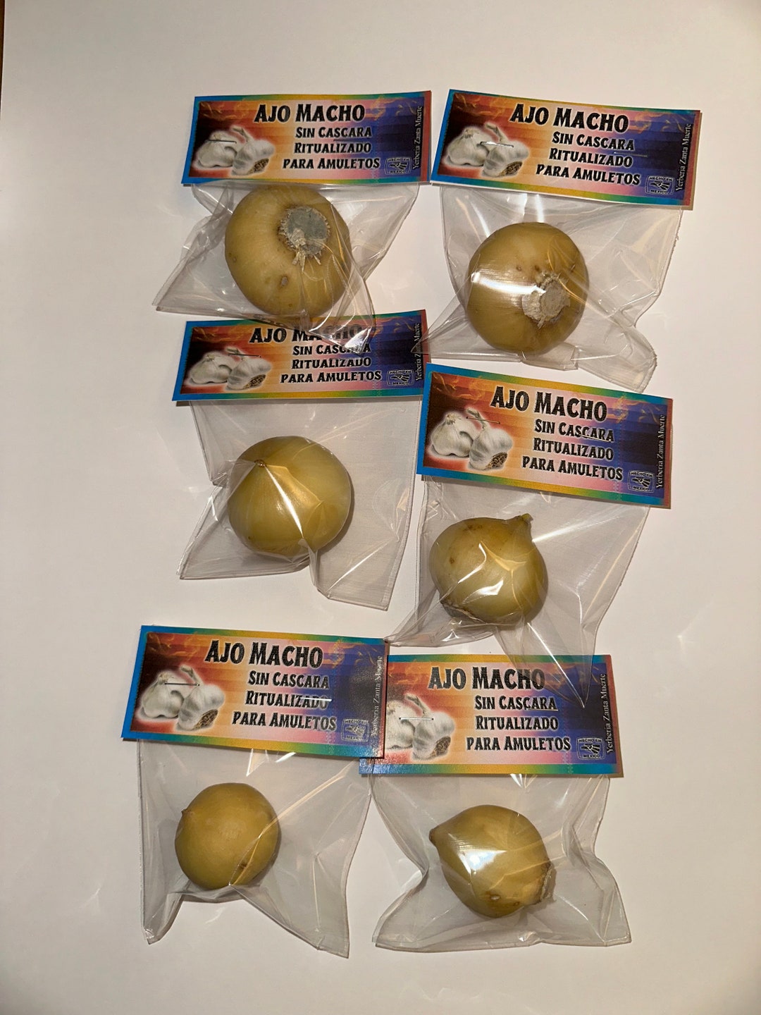 Ajo Macho Grande Sin Cascara Ritualizado Y Preparado Para Amuleto 6 ...