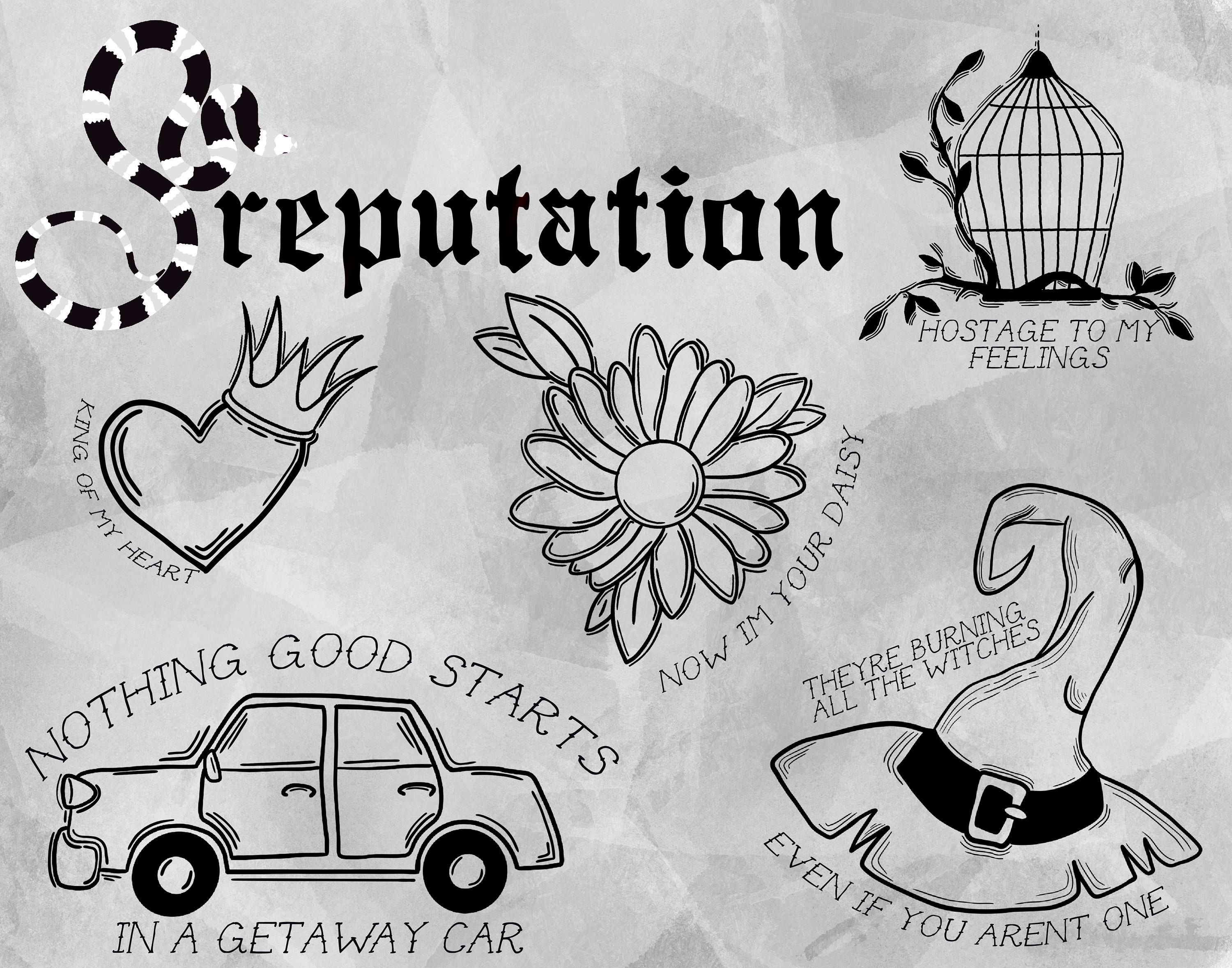 Taylor Swift 'reputation' Flash Sheet Print - Etsy
