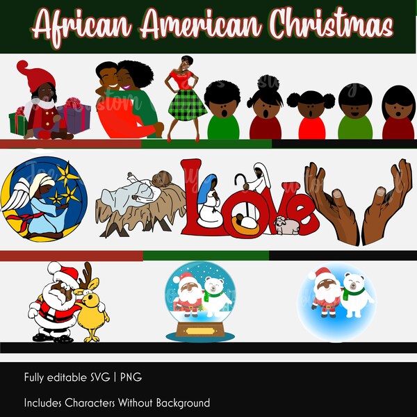 African American Christmas - Etsy