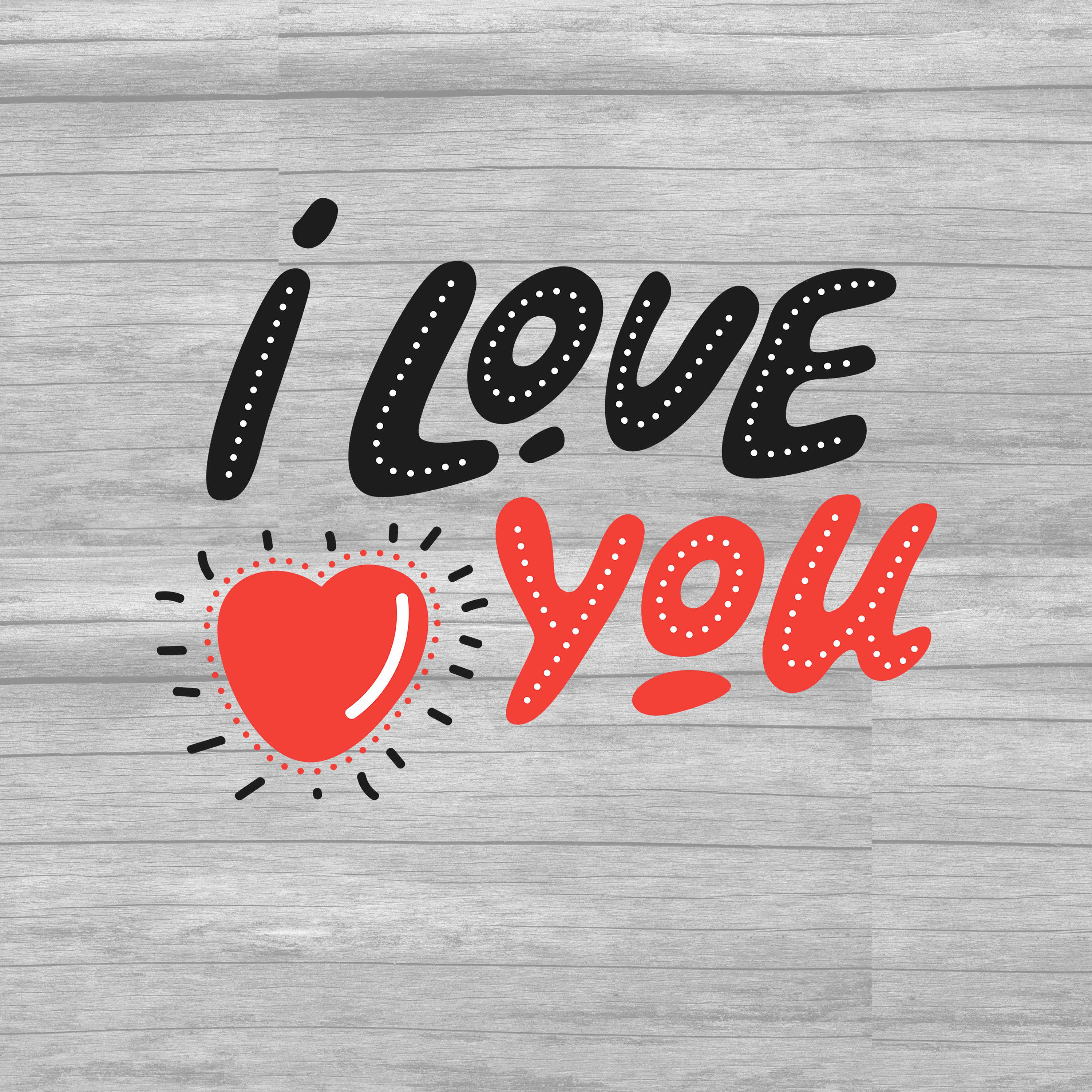 I Love You Words I Love You Cameo SVG PNG Cutfiles Valentine s