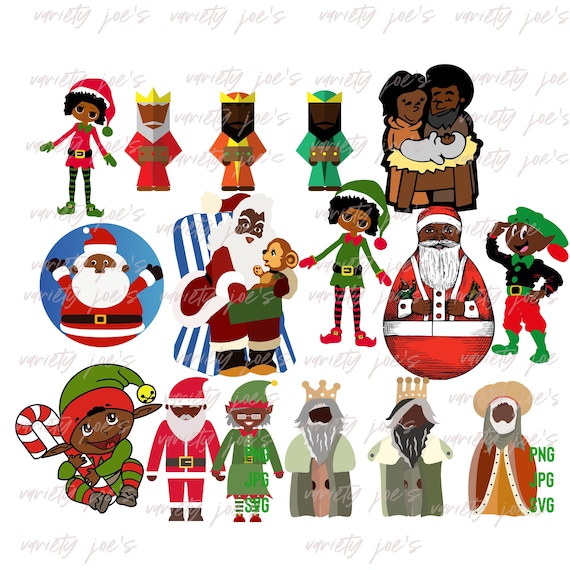 African American Nativity Clipart