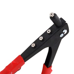 Heavy Duty Hand Riveter 40 Blank Rivets Comfortable Grip 4 ...