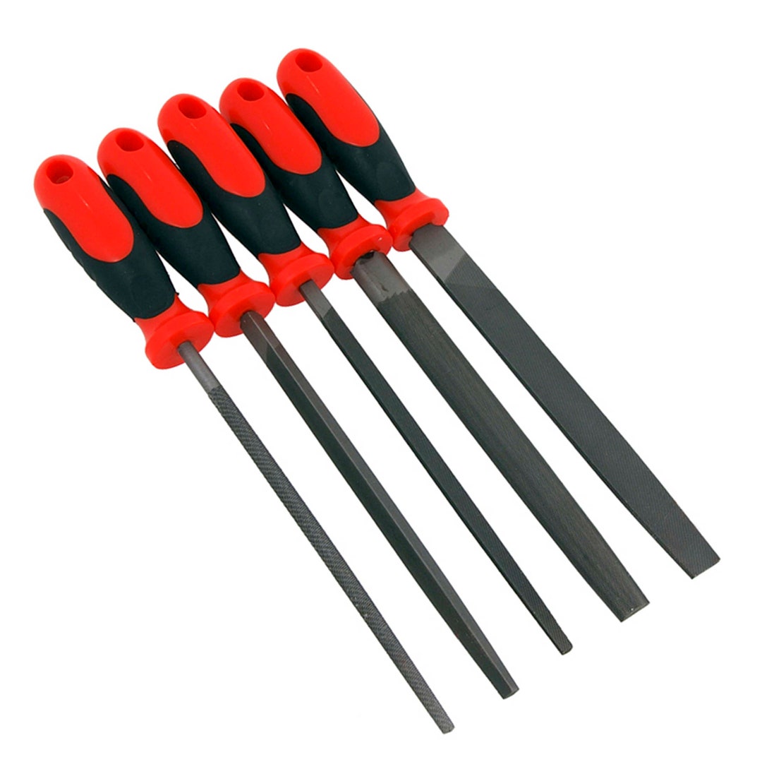 5 Piece 8 Inch 200mm Steel File and Wood Rasps Square Half-round ...