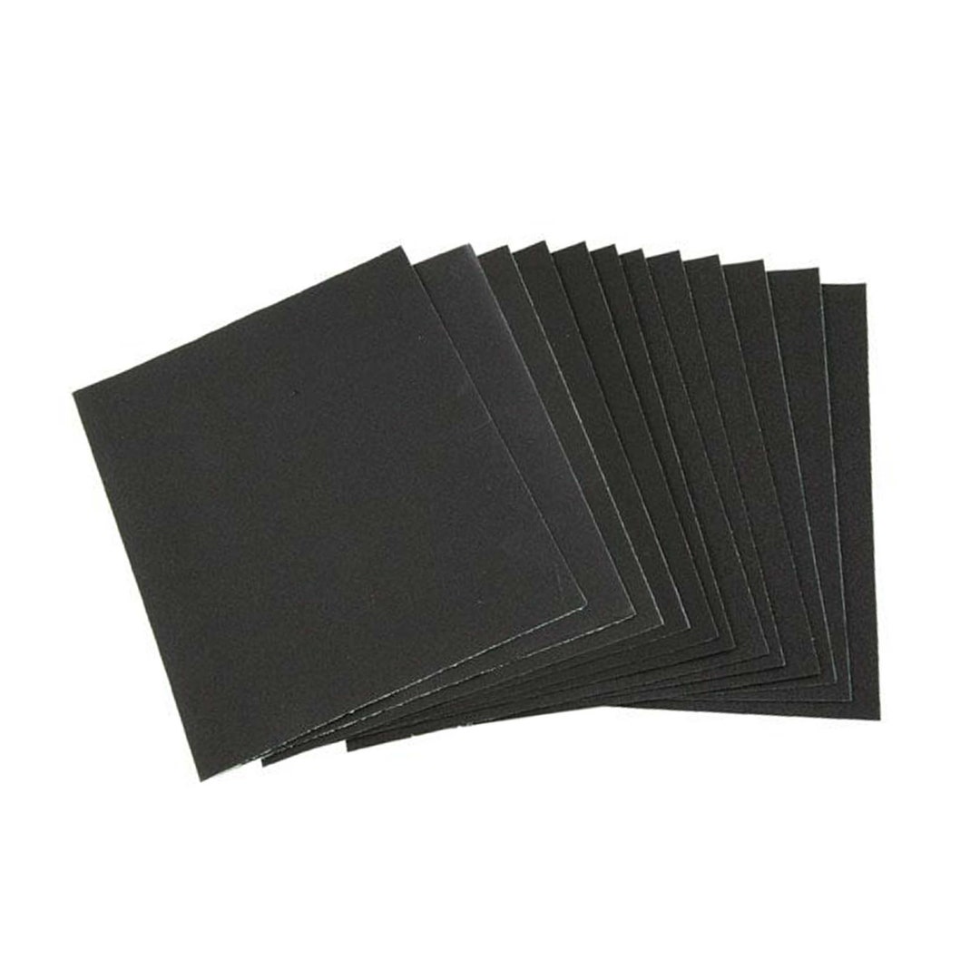 12 Piece Wet & Dry Waterproof Emery Sand Sanding Abrasive Paper ...