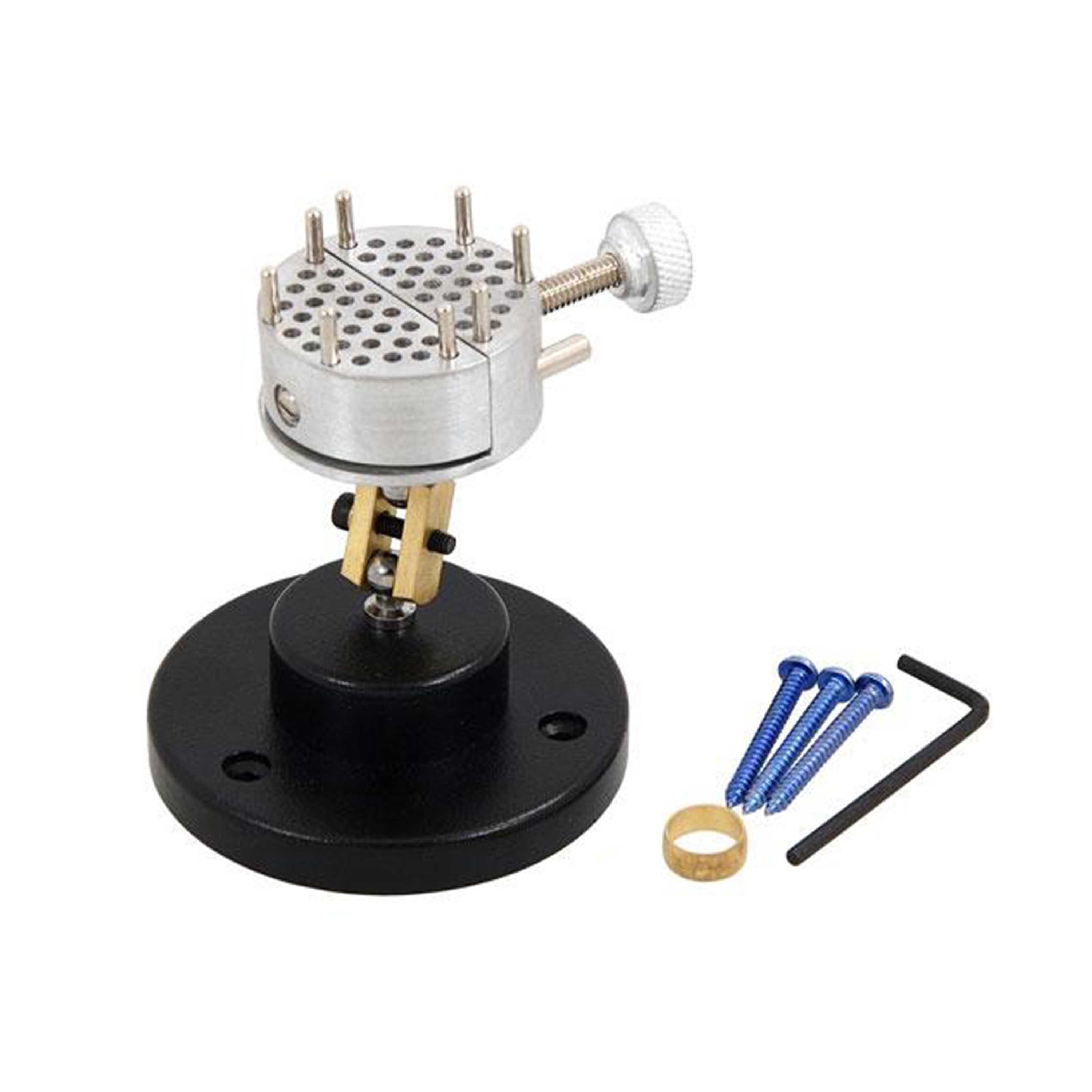 Universal Work Holder Clamp on Round Metal Base Stand With Adjustable ...