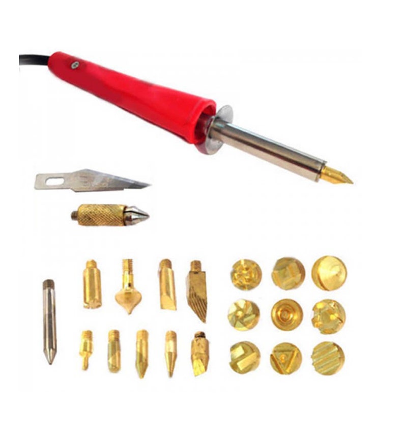 25 Piece Set 30W 240V Pyrography Wood Burning Pen Patterns - Etsy