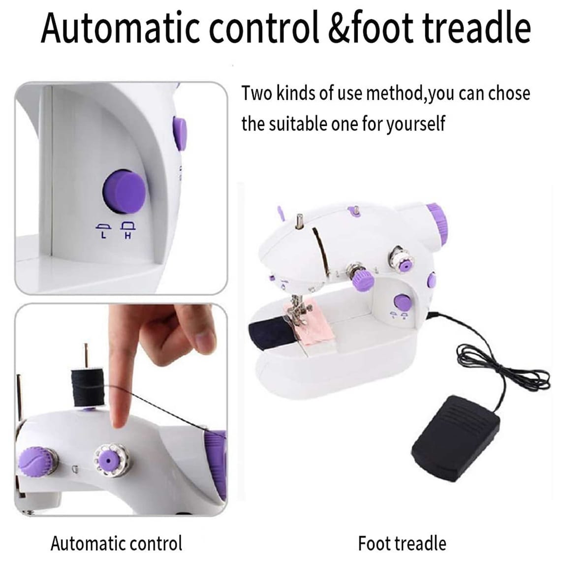 Mini Portable Electric or Battery Operated Sewing Machine | Etsy UK