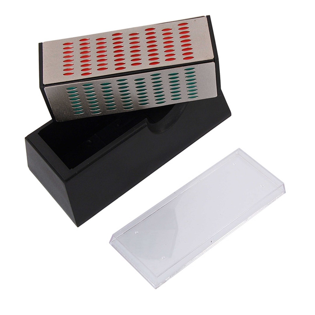 4 Grit Diamond Sharpening Block 4 Sides & 4 Different Grades of Diamond ...