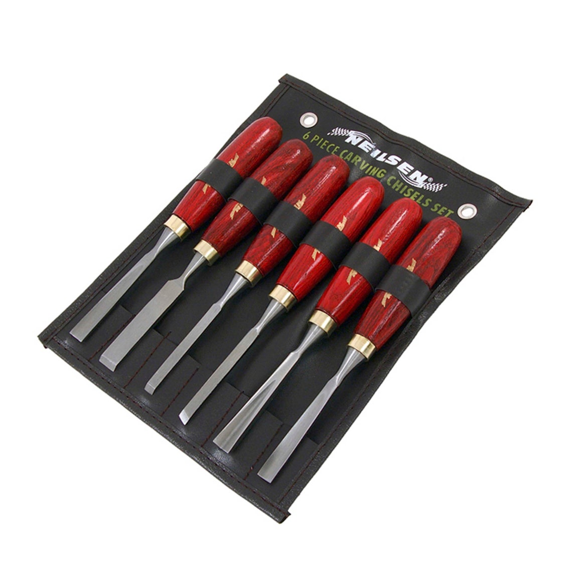 6 Piece Carving Wood Chisel Set in Storage Wallet V-tool Gouge - Etsy UK