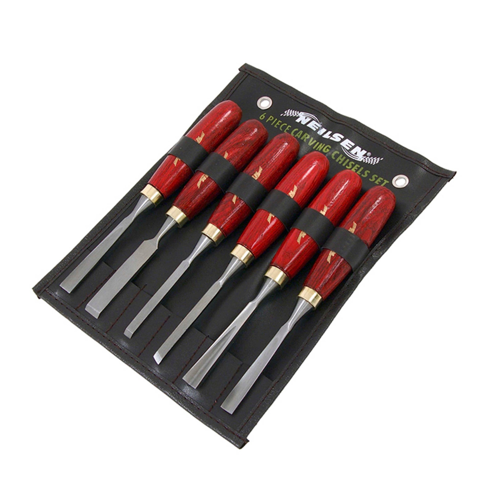 6 Piece Carving Wood Chisel Set in Storage Wallet V-tool Gouge - Etsy UK