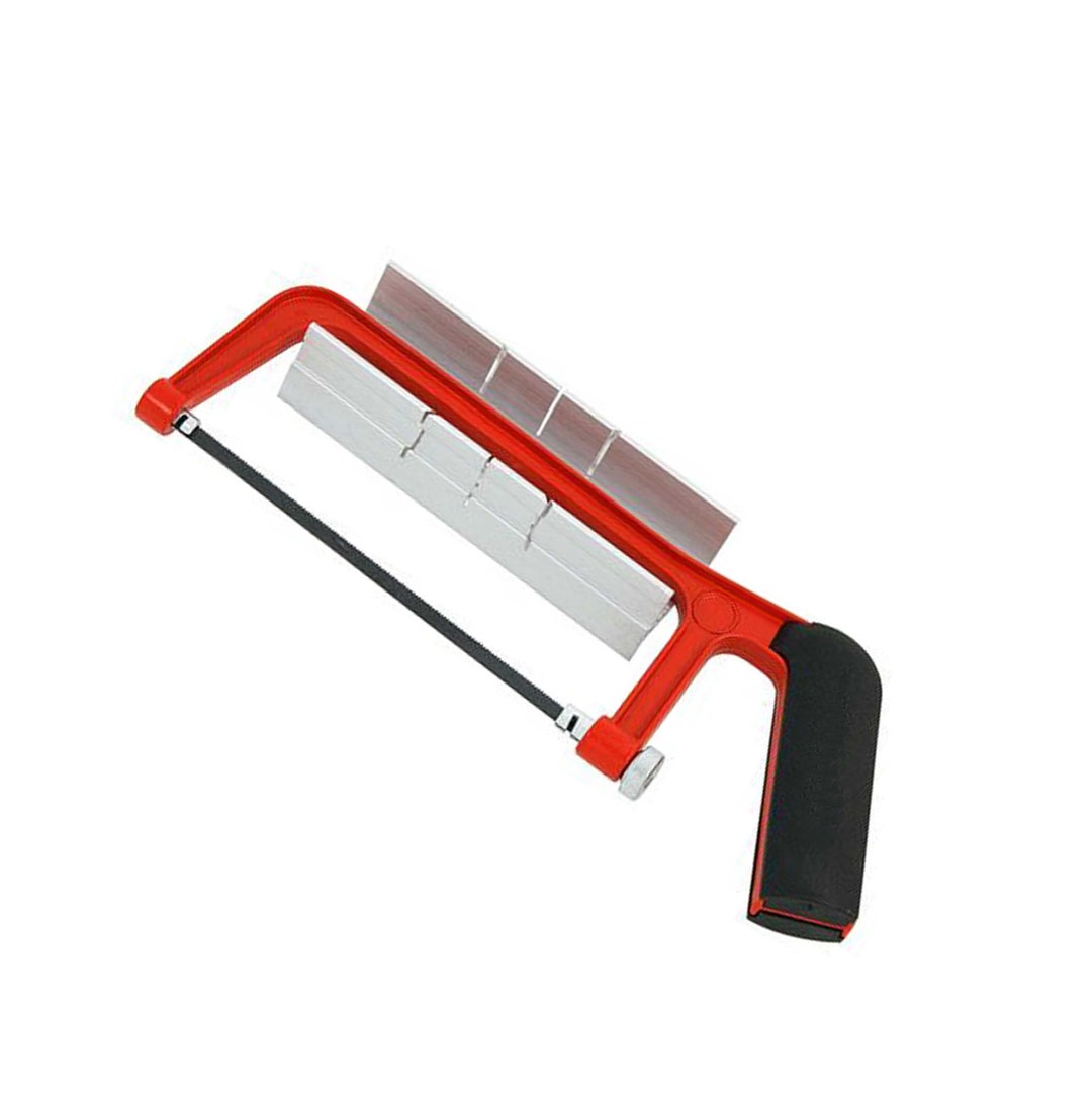 150mm 6 Inch Junior Hacksaw Frame and Aluminium Mitre Box With 45 and ...