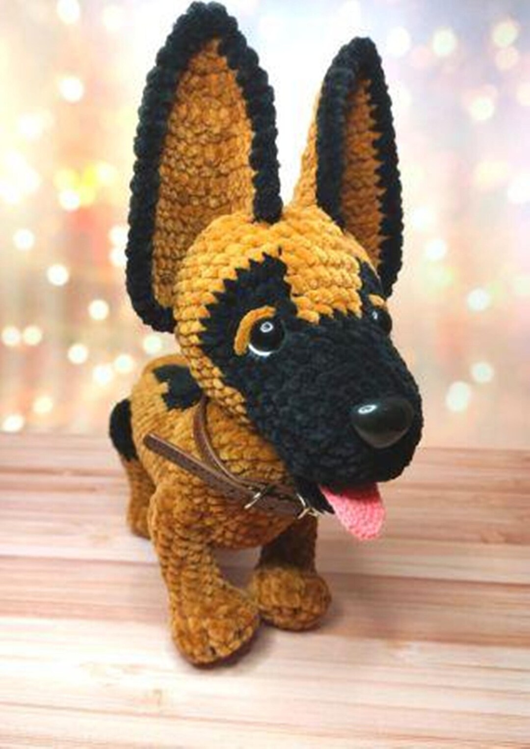 Crochet Pattern German Shepherd Dog/ Amigurumi Tutorial Plush Puppy ...