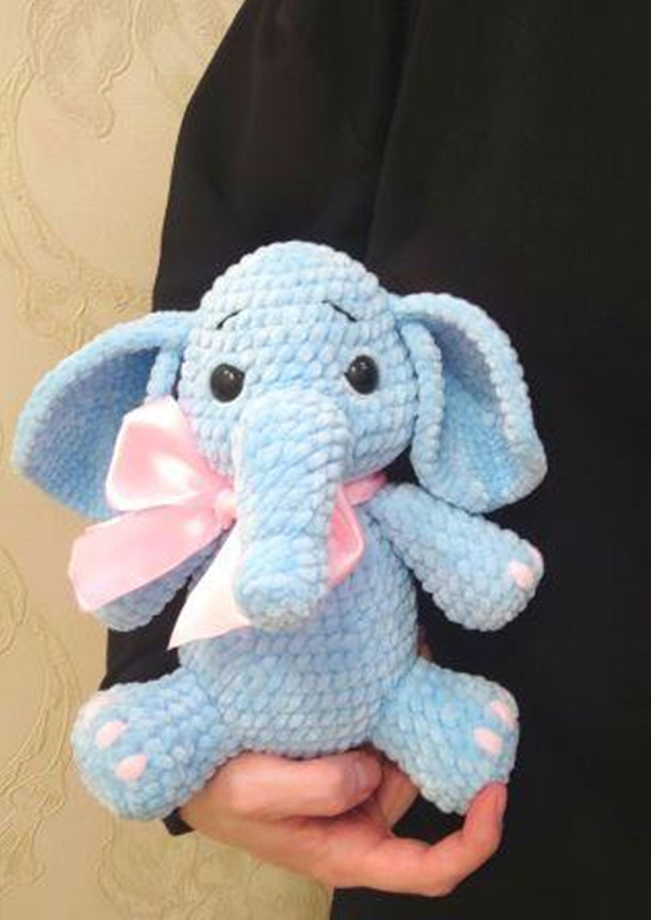 Elephant Crochet Pattern Amigurumi Elephant Pattern Safari - Etsy